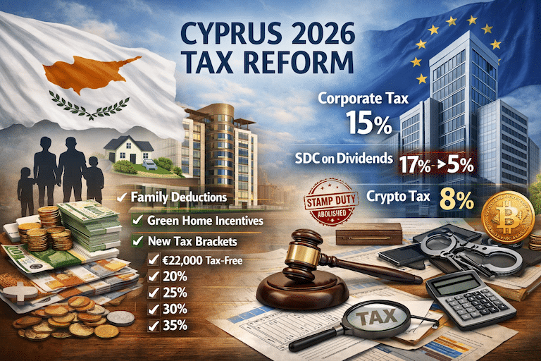 Cyprus 2026 Tax Reform - New Corporate and Personal Tax Regime